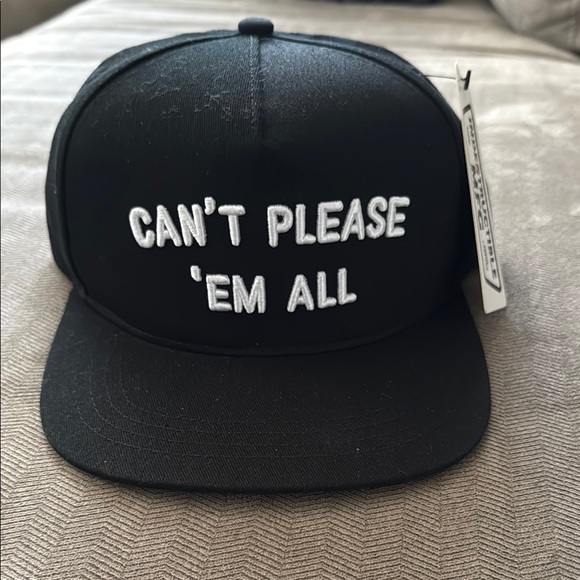 Indestructible | Accessories | Cant Please Em All Black Snapback Hat ...